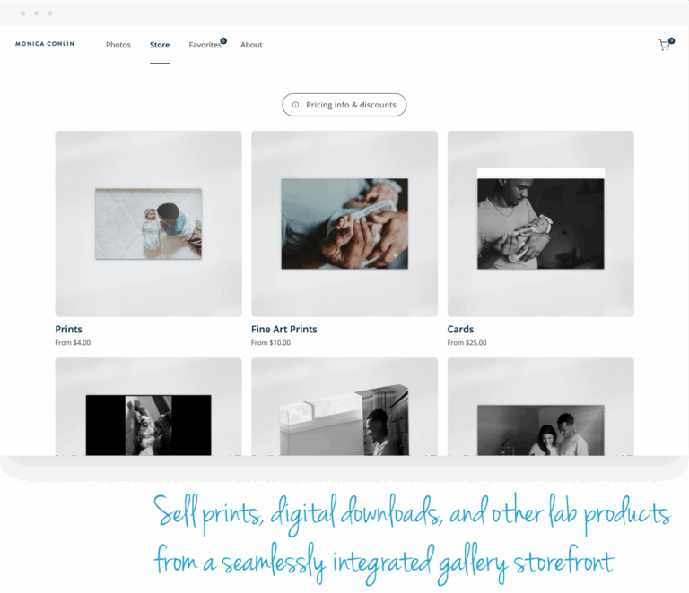 Sell Your Photos Online Commission-Free | ShootProof