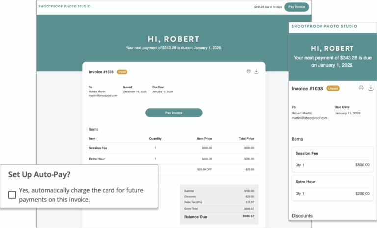 ShootProof Invoices Now Support Tipping for Photographers - ShootProof