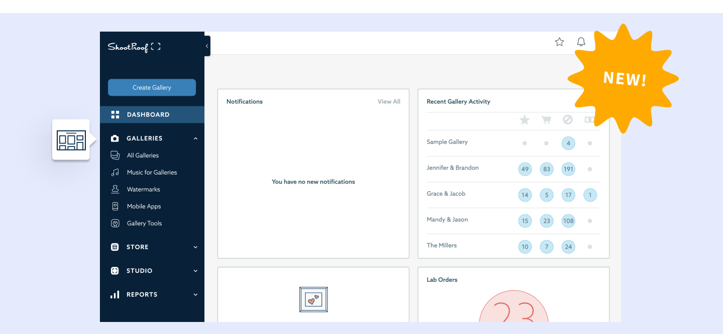 ShootProof Navigation Update | ShootProof Blog