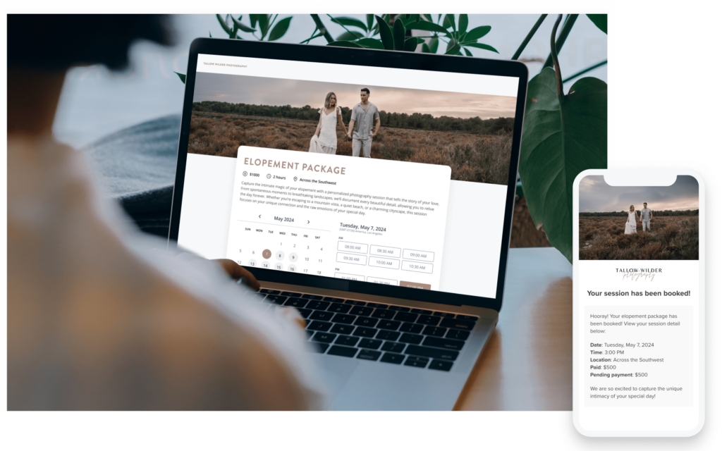 Online Booking App for Photographers | ShootProof