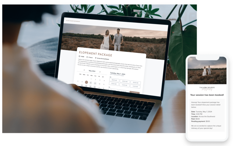 Online Booking App for Photographers | ShootProof